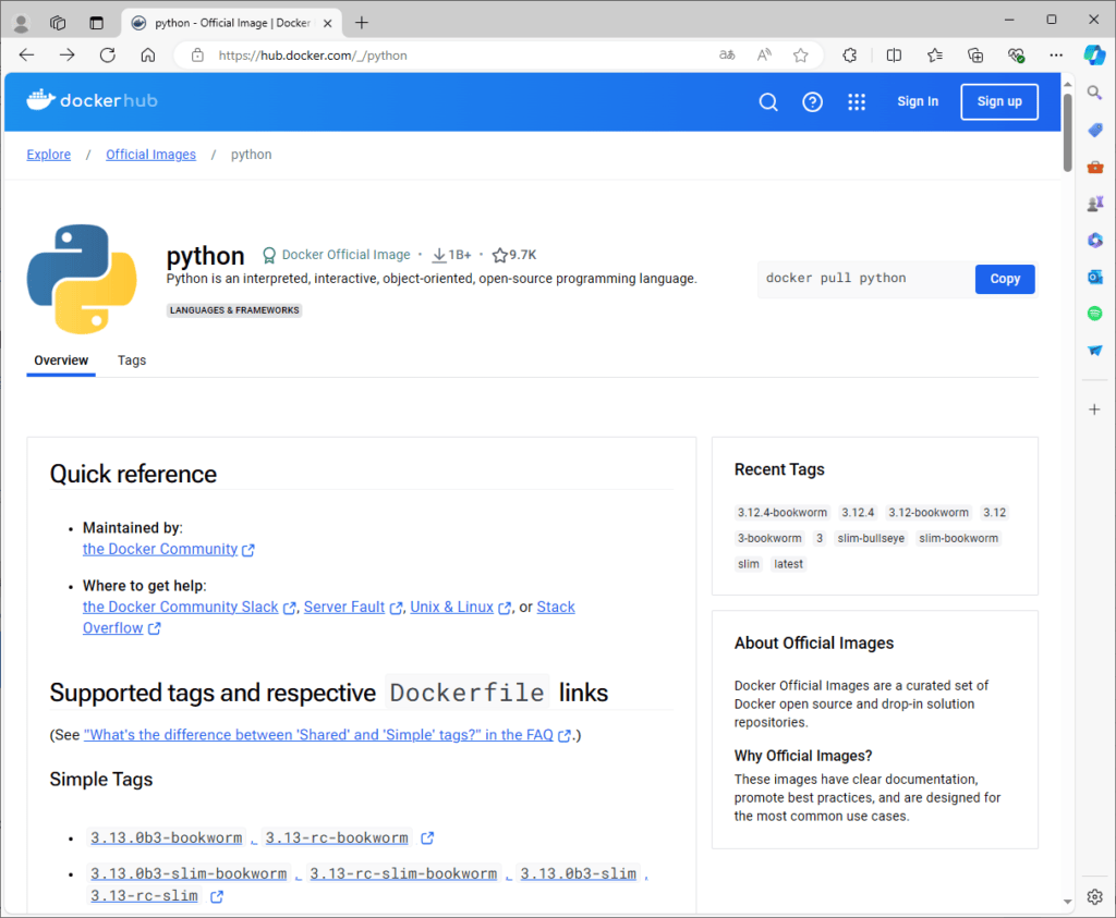 Pythonのdockerイメージでpythonプログラムを実行してみた|itエンジニアとして経験・学習したこと