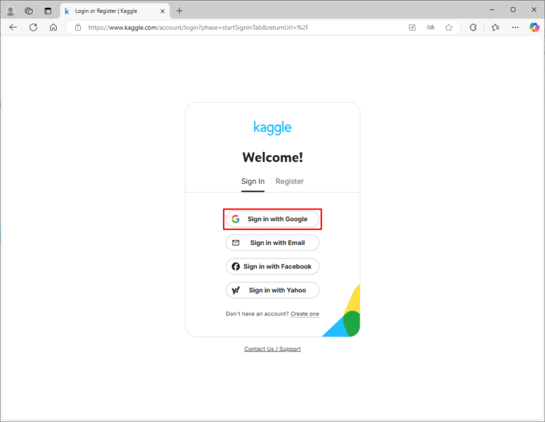 Kaggleのアカウント登録を行ってみた｜ITエンジニアとして経験・学習したこと