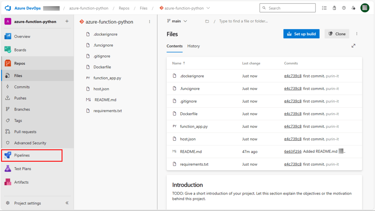 Azure Pipelinesを利用してdockerコンテナを利用したpythonアプリケーションをcontainer Registryに自動反映してみた|itエンジニアとして経験・学習したこと